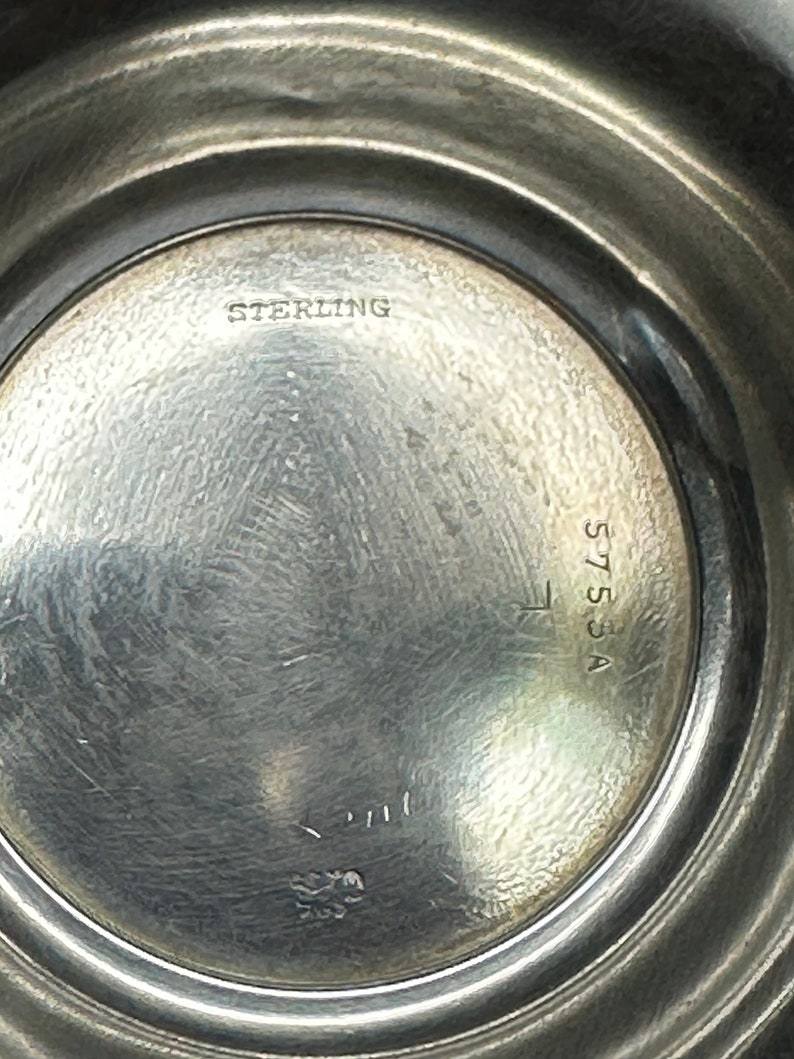 ANTIQUE British -?hallmarks STERLING SILVER 2 Candlesticks and Cup 264g ...