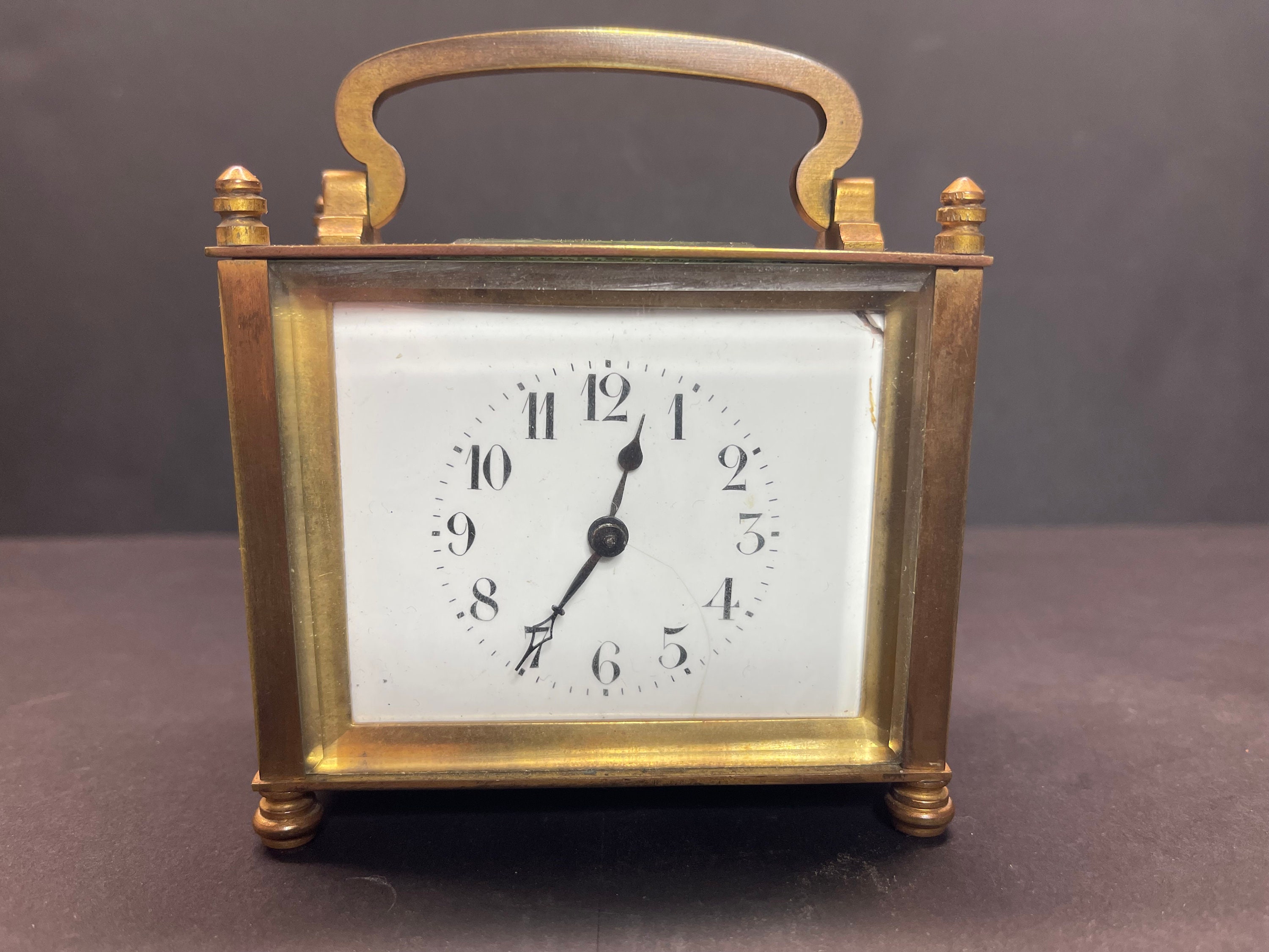 ANTIQUE France Carriage CLOCK, KEY Included 1927 Working - Etsy