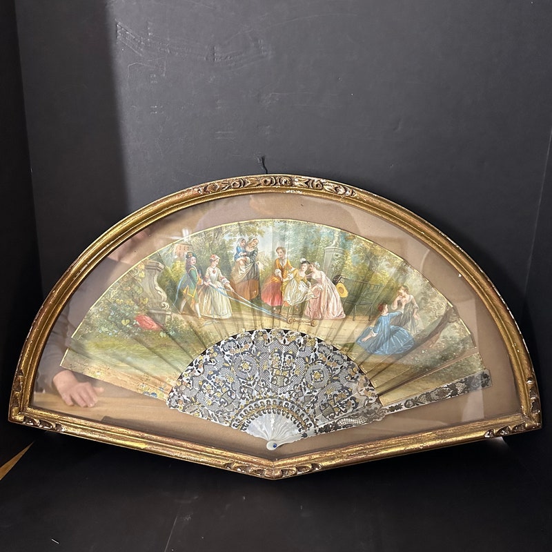 Antique Hand Fan - Etsy