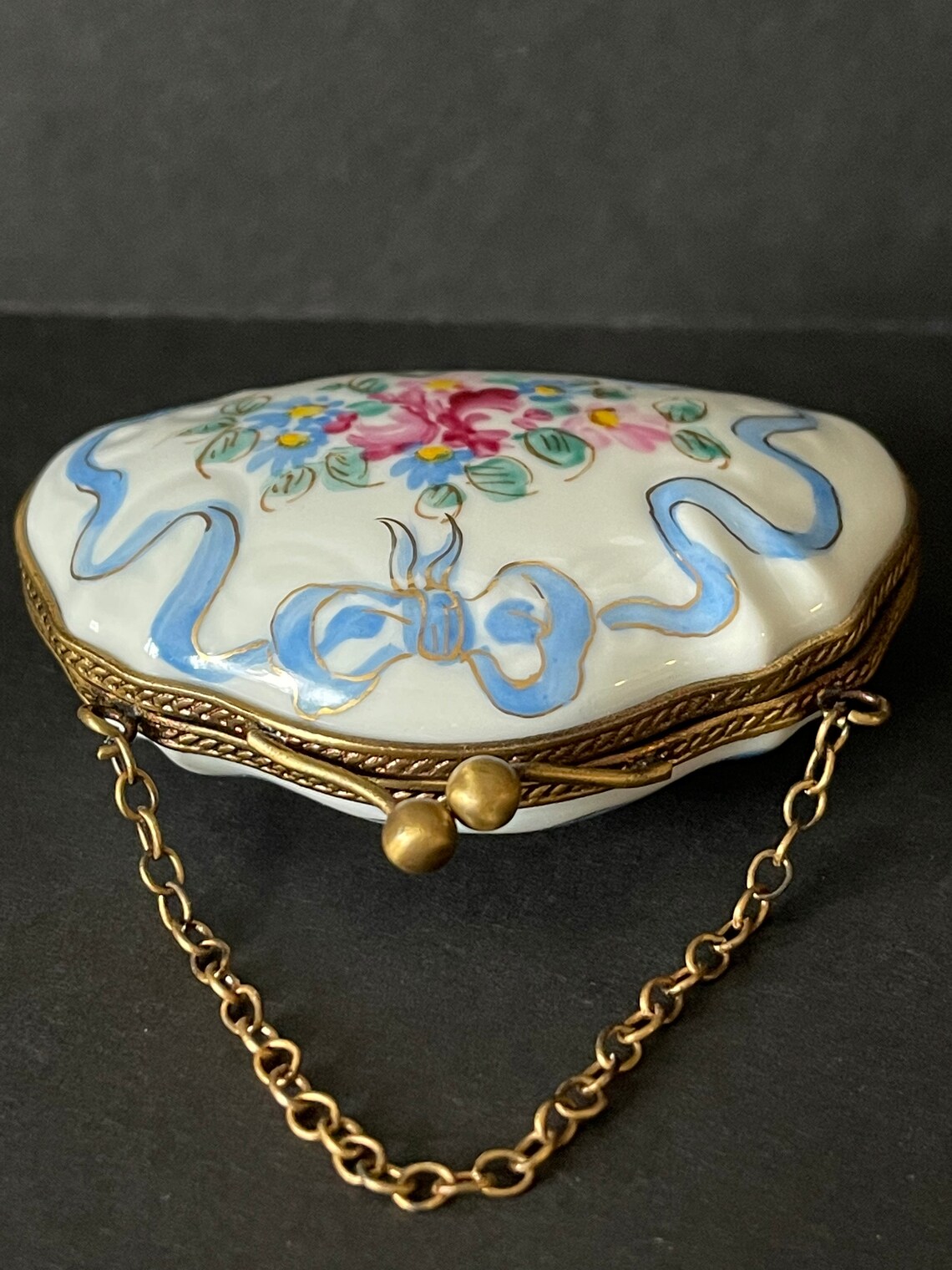 VINTAGE Studio Collection LIMOGES TRINKET Purse Handbag Box | Etsy