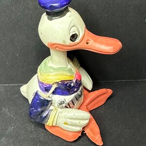 1930s Donald Duck Long Bill Winking Eye Celluloid Souvenir Salt Lake ...