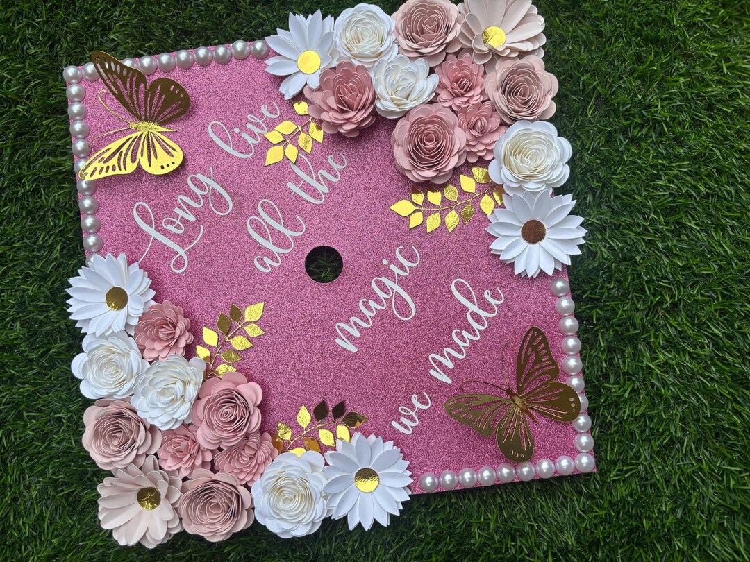 Graduation Cap Topper Custom Grad Topper Class of 2025 Grad Hat ...