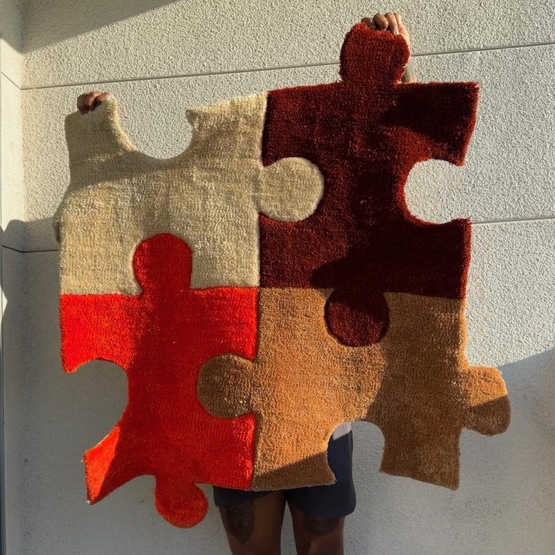 Puzzle Piece Carpet Rug - Etsy