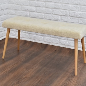 Skinny upholstered bench store