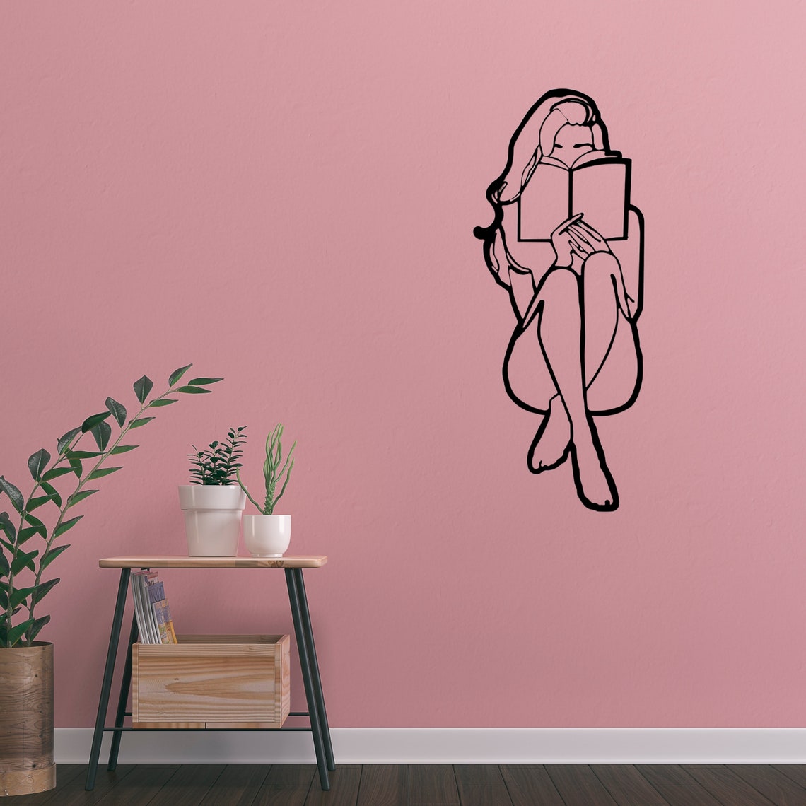 Metal Line Art Decor Metal Wall Art Women Decor Metal Wall - Etsy