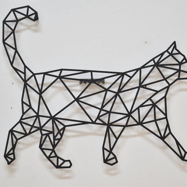 Geometric Cat - Etsy