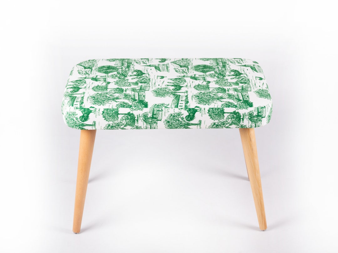 Aesthetic Room Decor Boho Entryway Bench, Small Ottoman Bench, Wooden ...