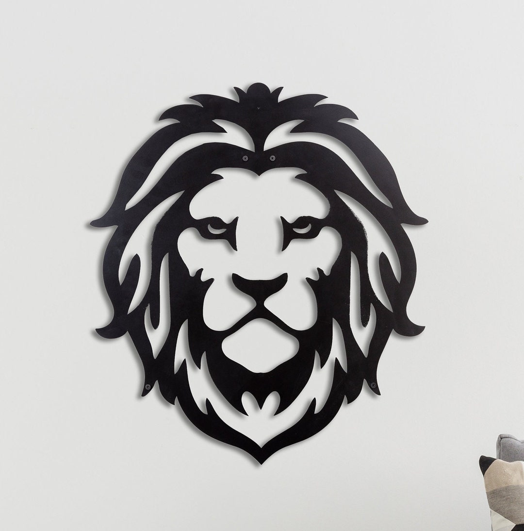 Lion Metal Wall Art, Metal Wall Sculpture, Metal Wall Decor, Home Decor ...