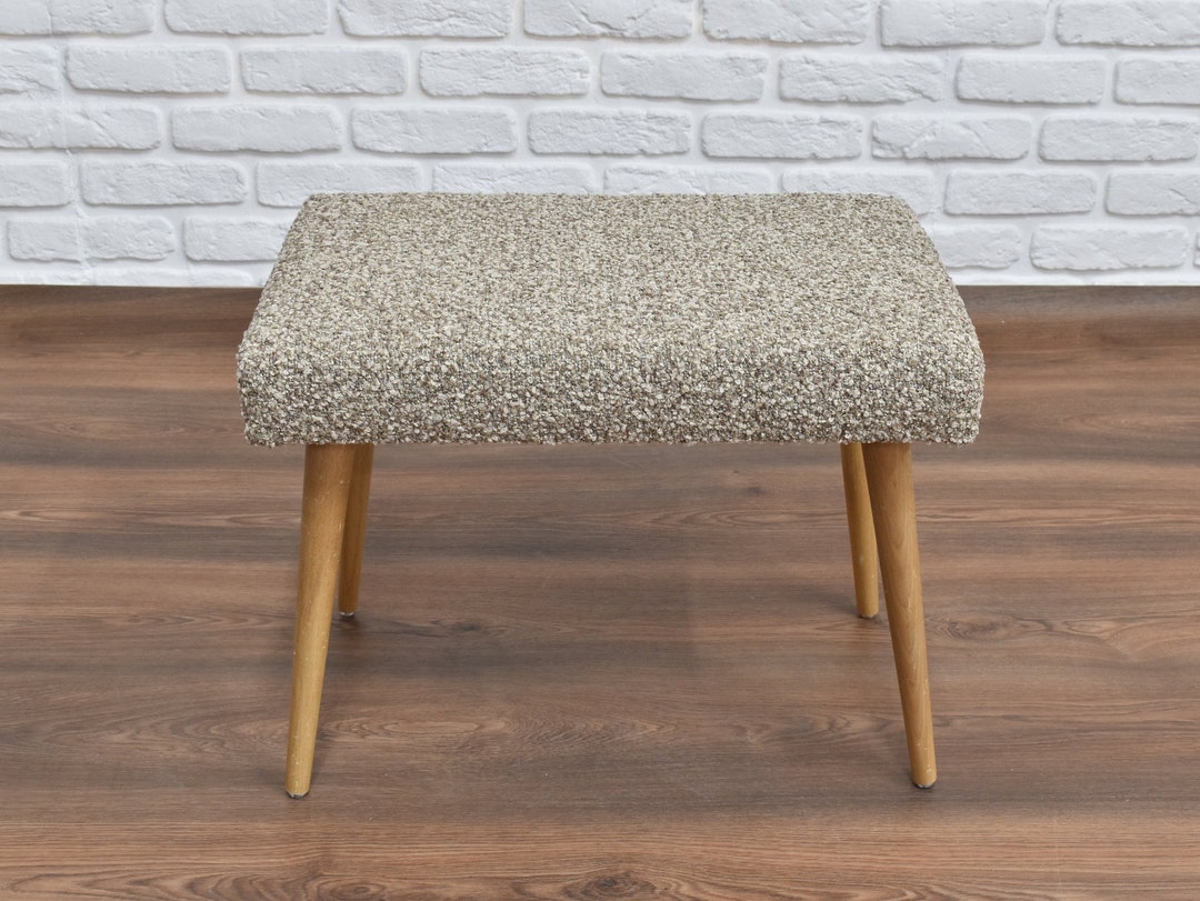 Tan Color Bench, Handmade Bench, Soft Bench, Upholstered Bench, Sitting ...
