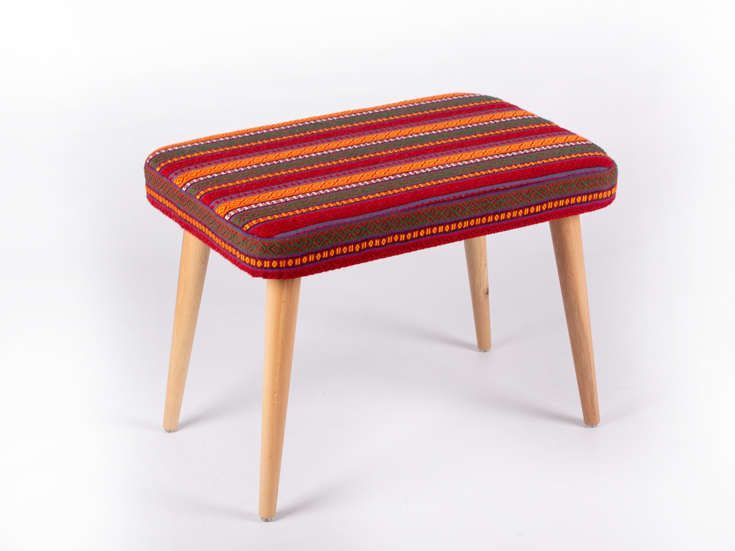 Unique Upholstered Small Ottoman Bench Quality Bench Hallway - Etsy