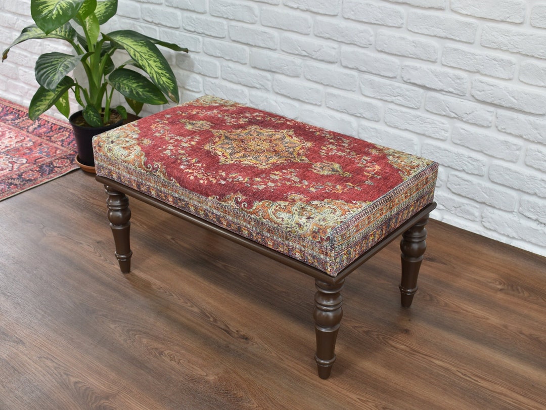Handmade Furniture, Turkish Bench, Footstool Ottoman, Ottoman Bench ...