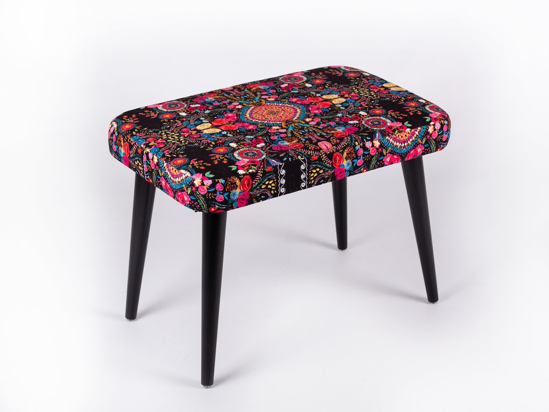 Modern Bedroom Bench, Small Bench, Rectangle Bench, Round Stool ...