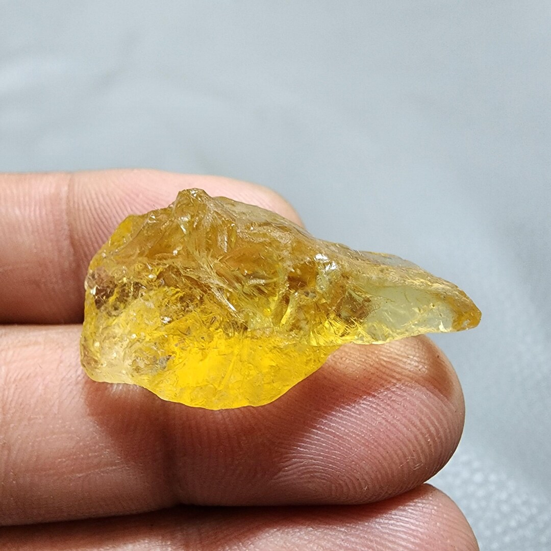 Golden Citrine Rough: Raw Crystal Stone for Jewelry Making, 42 Crt - Etsy