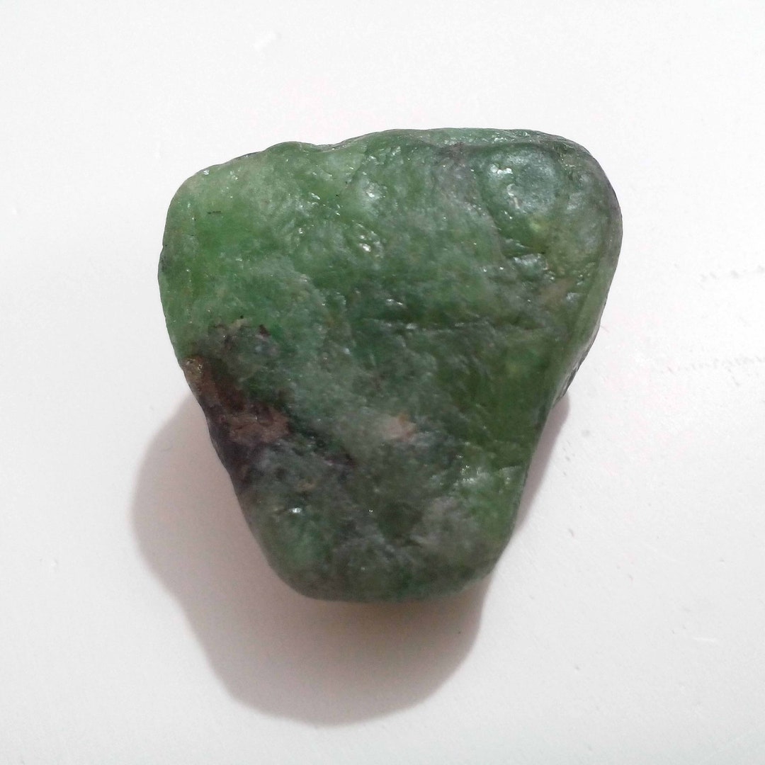 Stunning A+ Tsavorite Green Garnet Raw, Tsavorite Gemstone, 35x34x21 MM Tsavorite Garnet Rough ...
