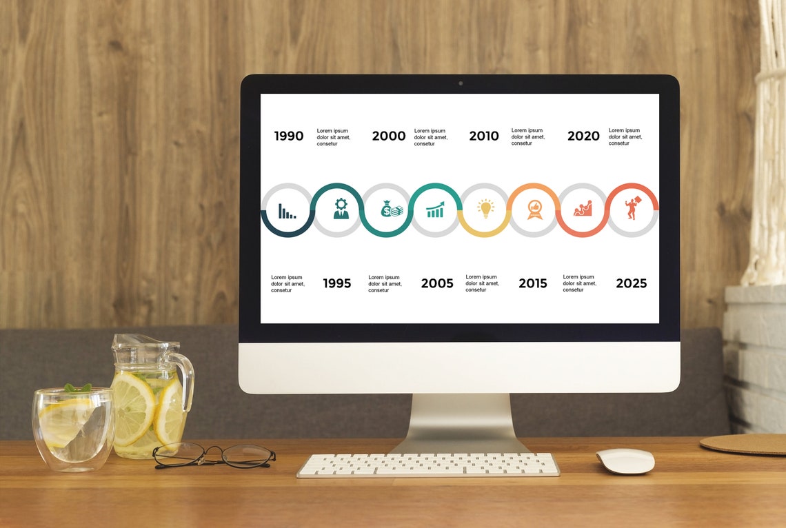 125 Fully Editable TIMELINE INFOGRAPHICS Time Saver Powerpack - Etsy Canada