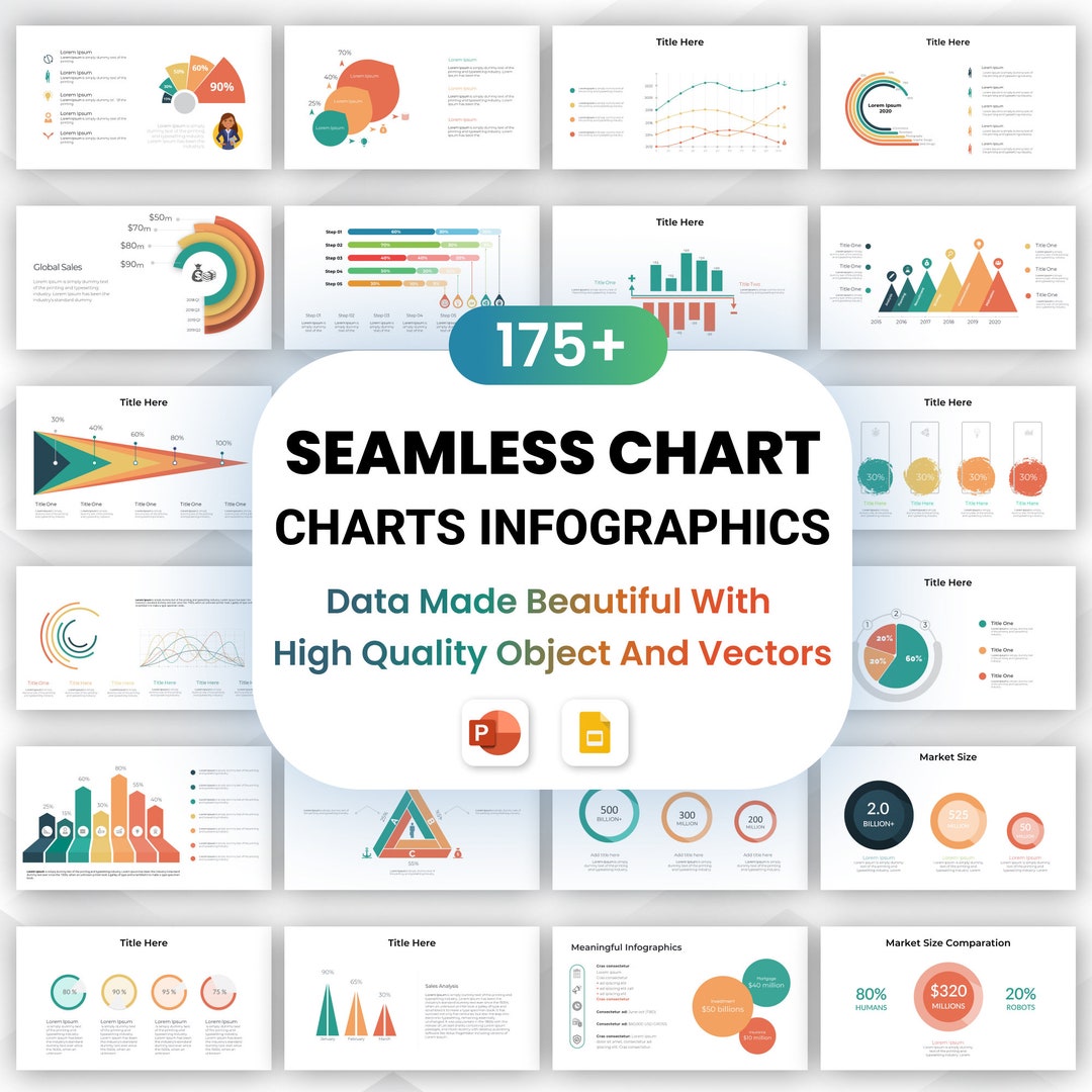 175+ Powerpoint Slides With Charts and Data Distribution Infographics ...