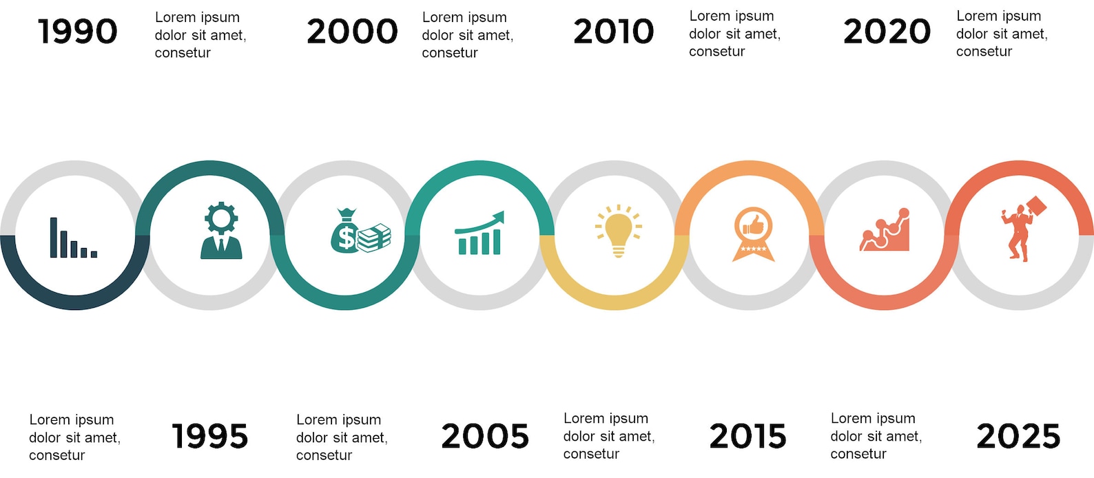 125+ Fully Editable TIMELINE INFOGRAPHICS Time Saver Powerpack ...