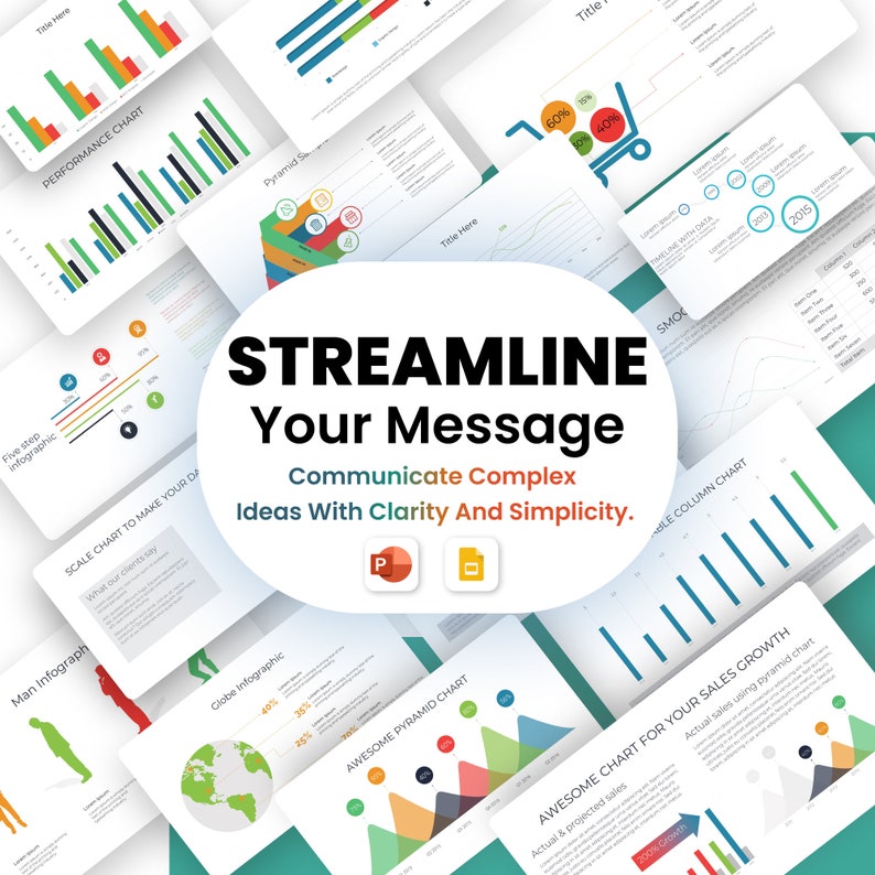 175+ Powerpoint Slides With Charts and Data Distribution Infographics ...