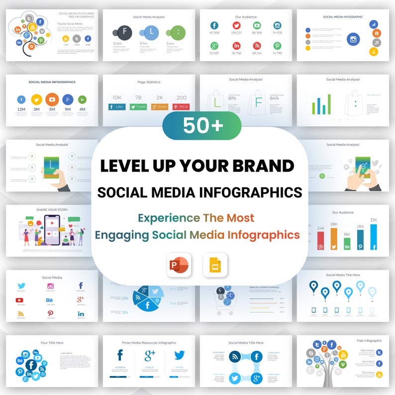 50+ SOCIAL MEDIA INFOGRAPHICS Powerpoint Presentation Templates Ppt ...