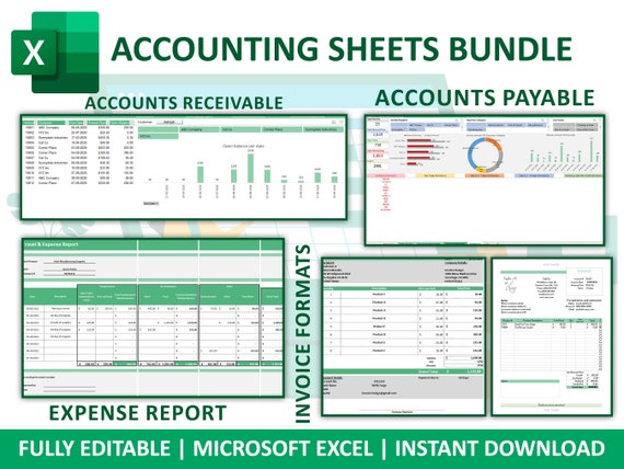 Accounting Worksheet Template Excel