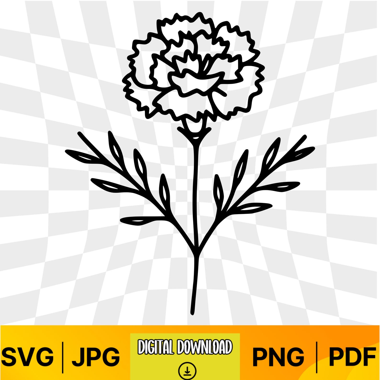 Carnation Svg Png, Carnation Flower Svg Png, Flower Svg Png Jpg Pdf ...