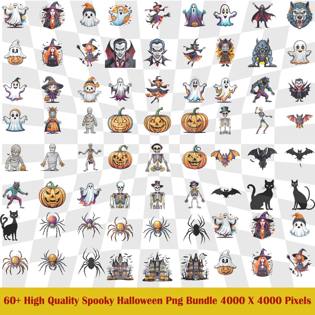 Halloween Png Bundle, Spooky Season Png, Halloween Png, Pumpkin Season ...