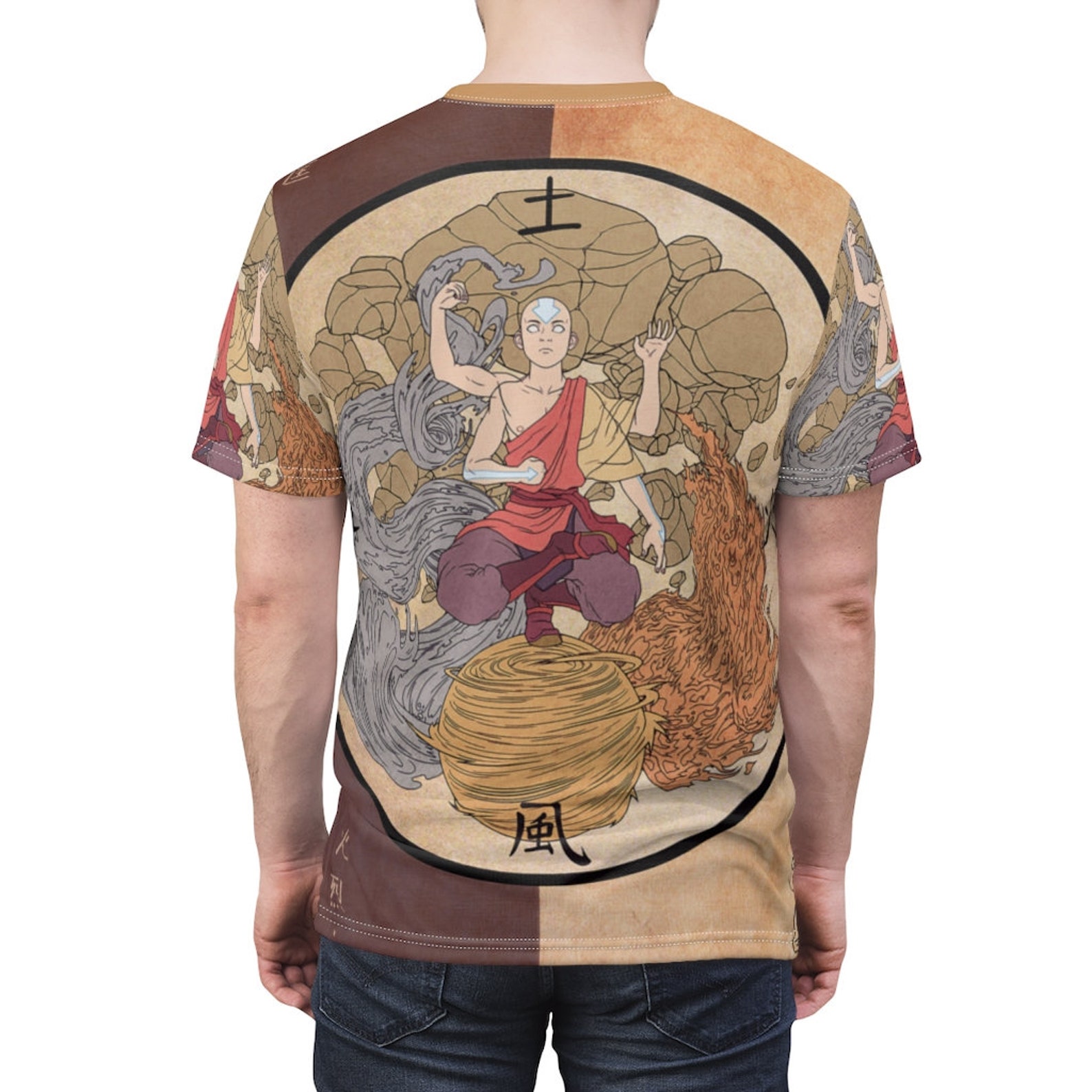Avatar La leyenda de Aang Camiseta con estampados | Etsy