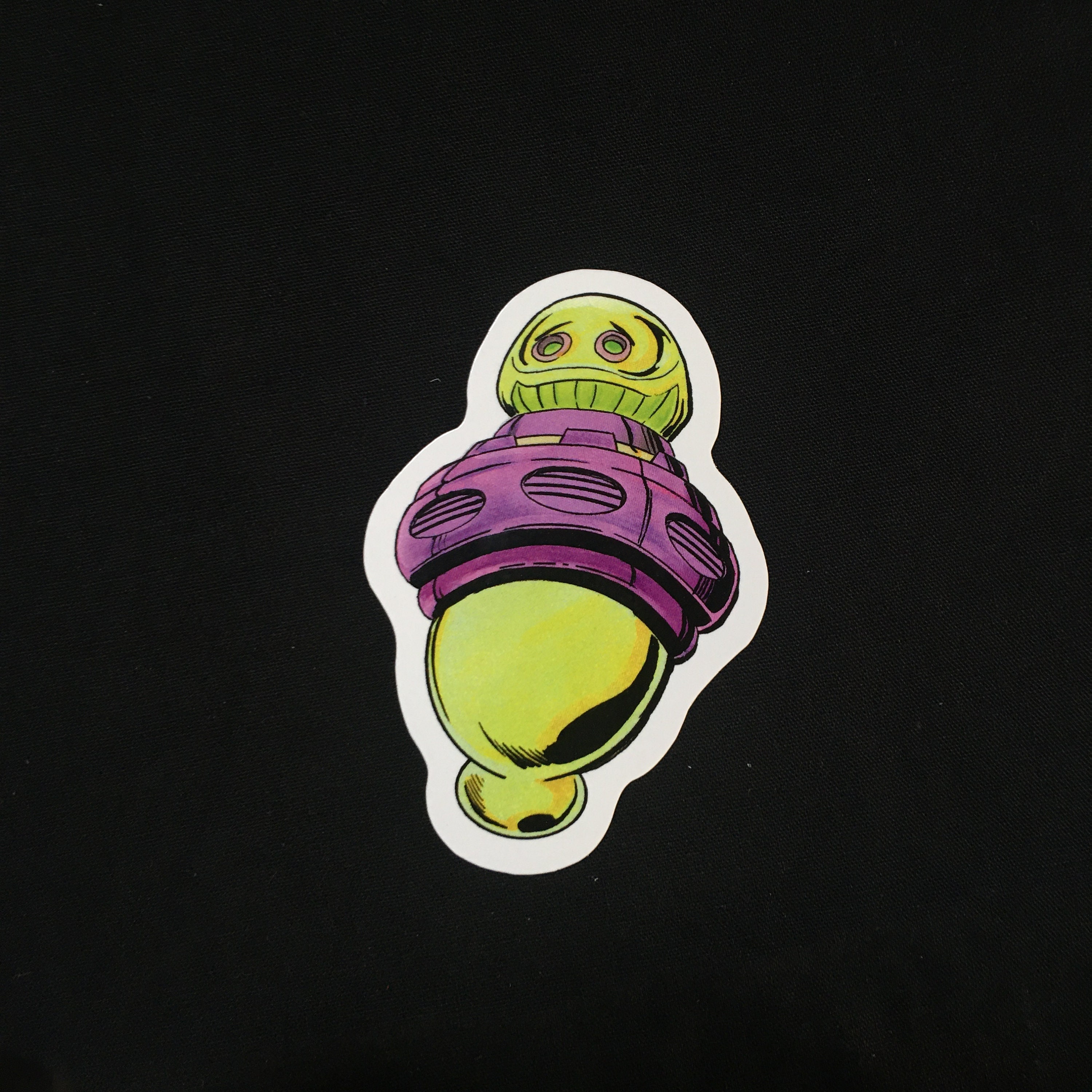 Goofy Retro Robot Sticker - Etsy