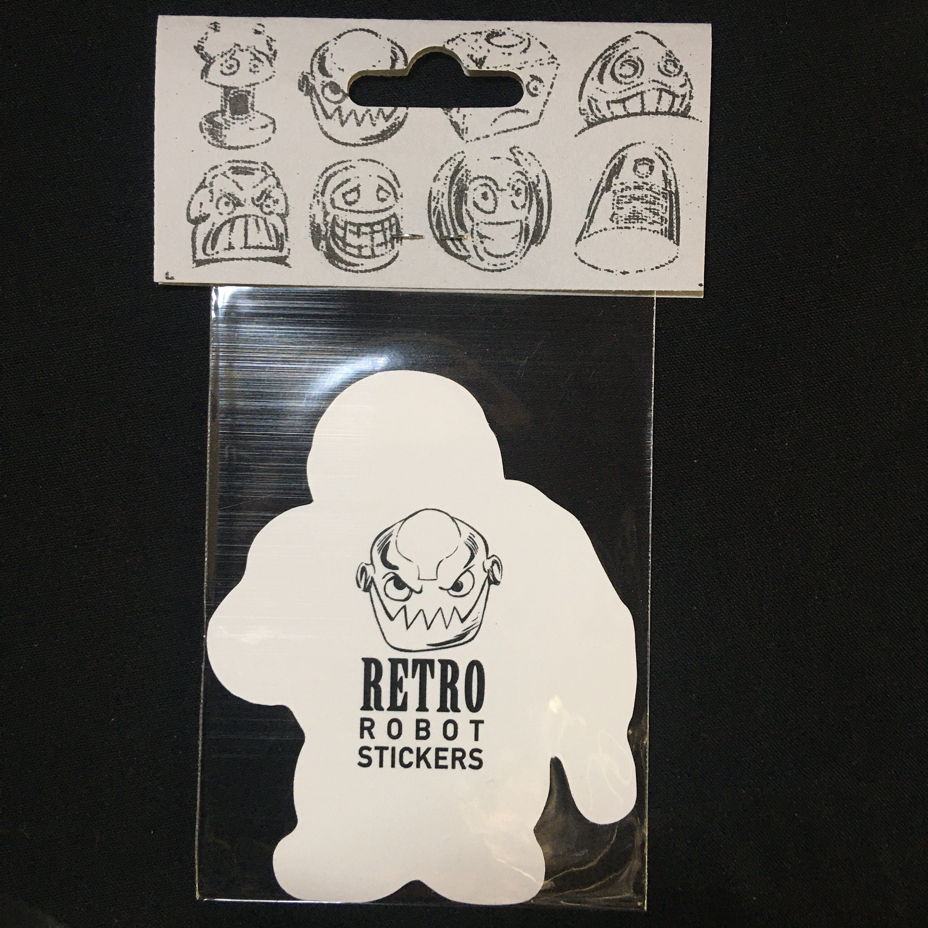 Mischievous Retro Robot Vinyl Sticker - Etsy