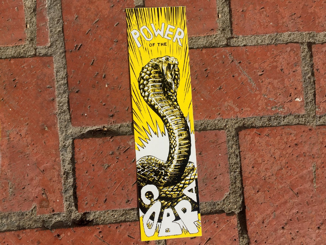 Massive "power of the Cobra" Sticker - Etsy