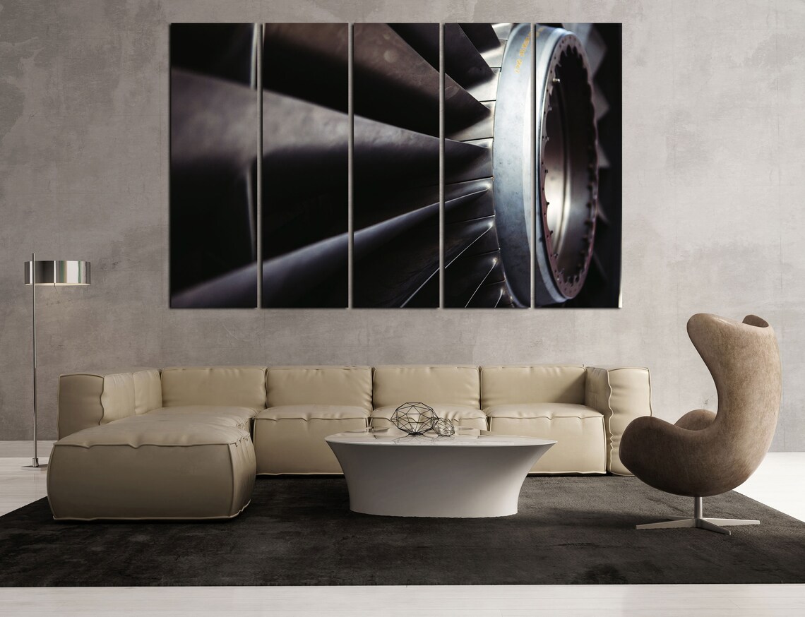 Jet Engine for Original wall Decor of Loft Style House Cool | Etsy