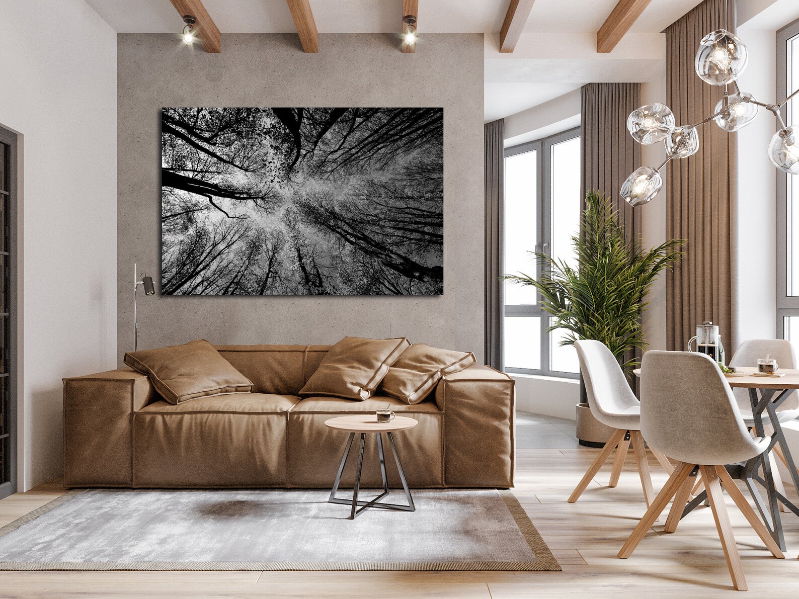 Tree Wall Art Leaf Wall Art Tree Branch Print Abstract Tree Large ...