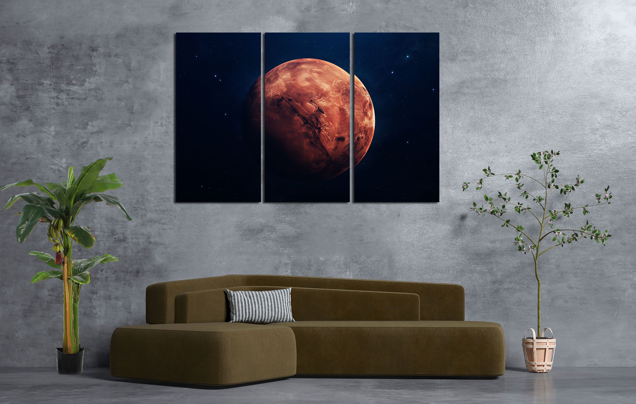 Art & Collectibles Amazingly Beautiful Image of Mars in Outer Space Big ...