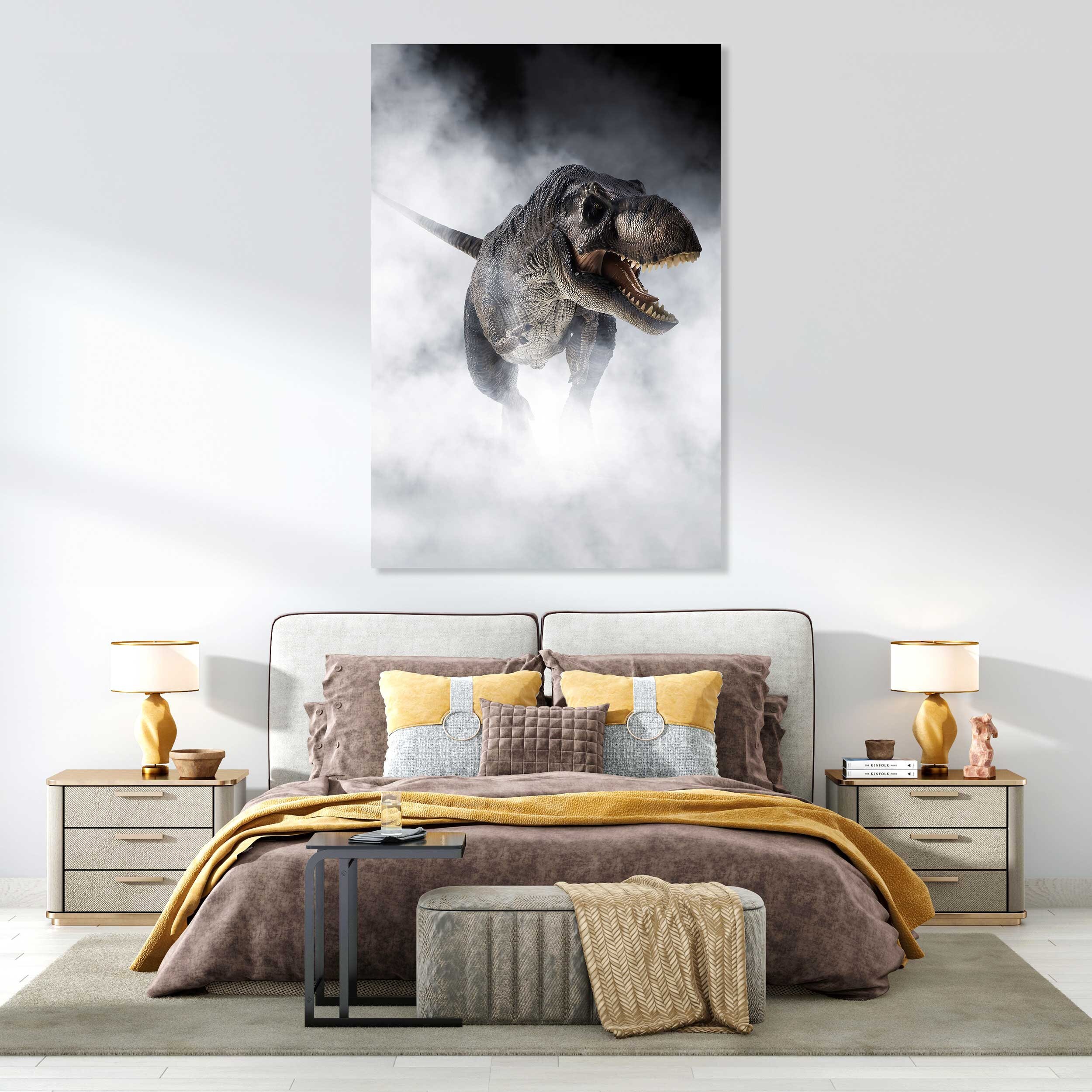 Tyrannosaurus Original Wall Decor T Rex Picture Decor | Etsy