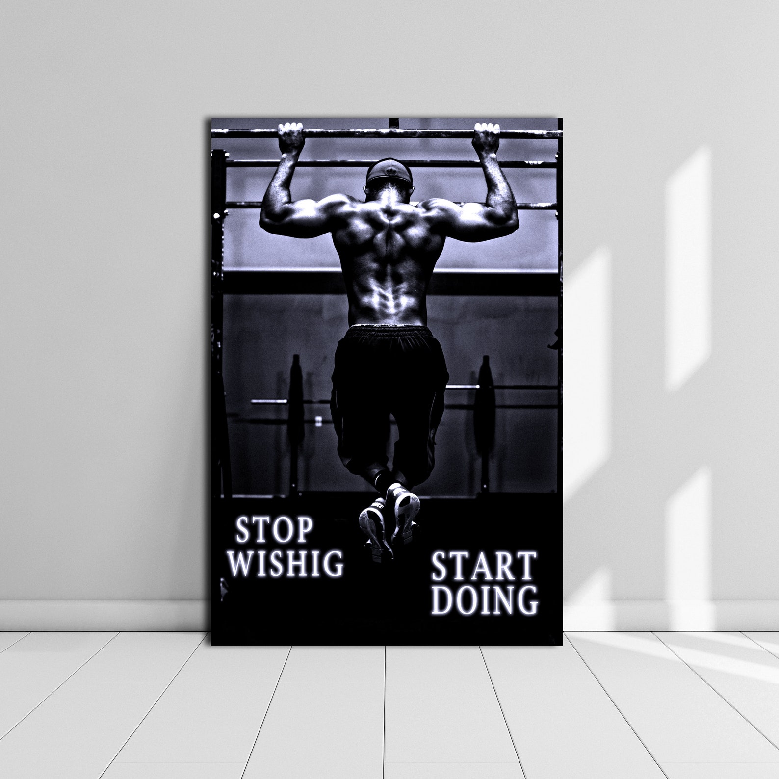 Gym Wall Art Canvas. Motivation Poster. Fitness Studio Art. Motivation ...