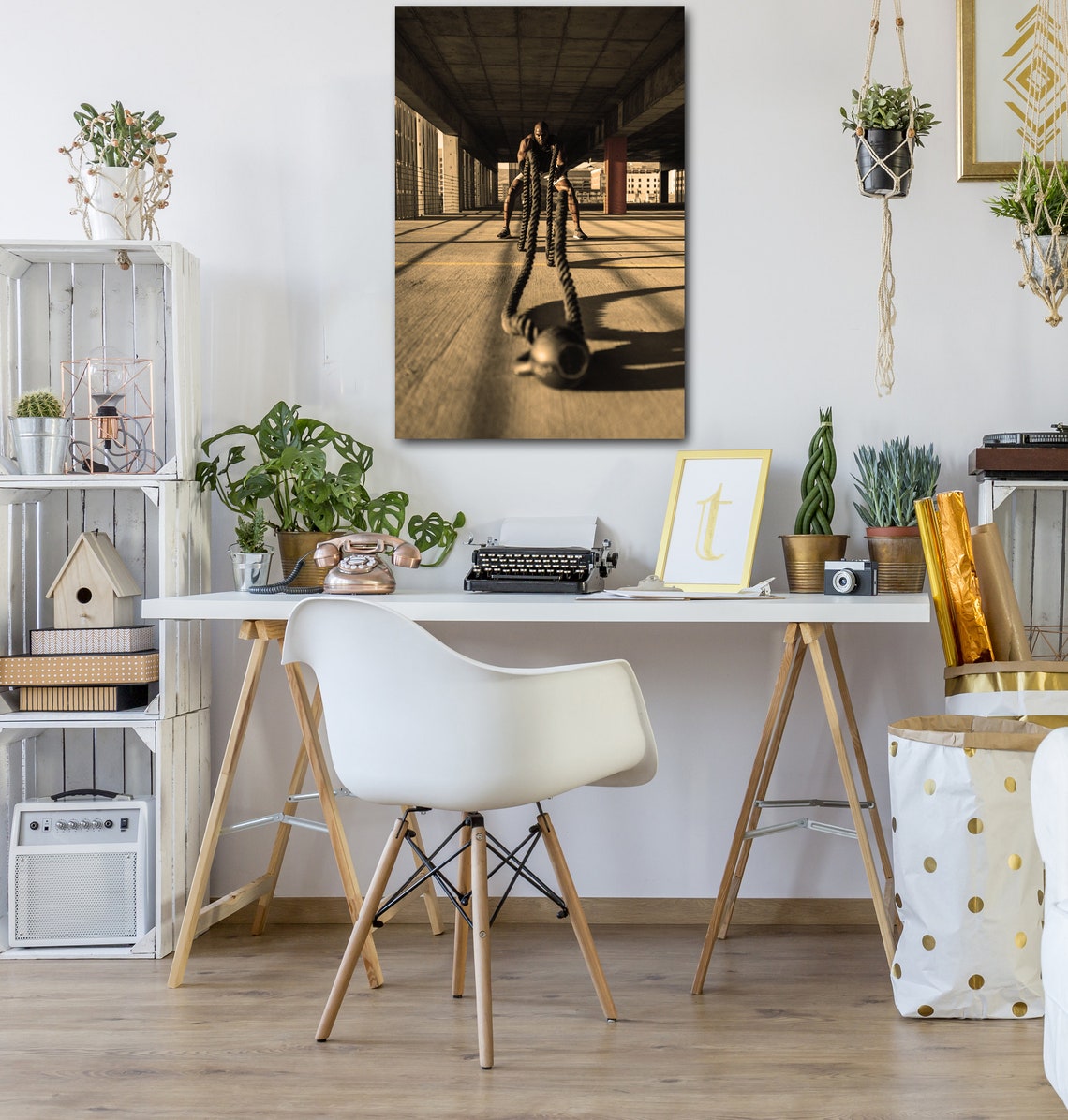 Gym Wall Decor. Motivation Poster. Fitness Studio Canvas Art. - Etsy