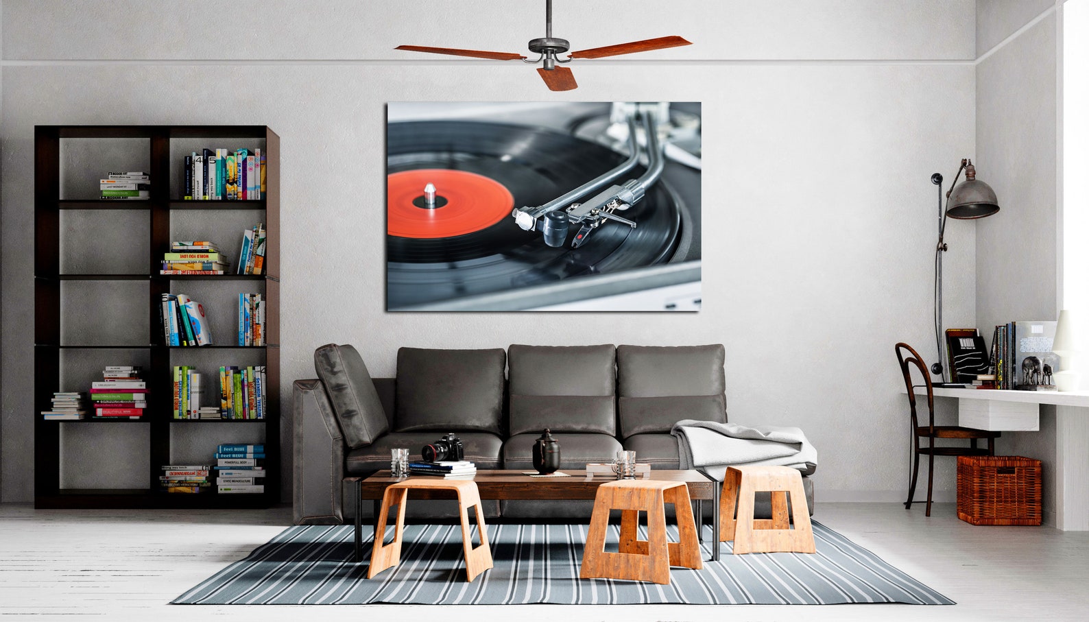 Vinyl Turntable for True Connoisseurs of Music on Large Canvas Cool ...