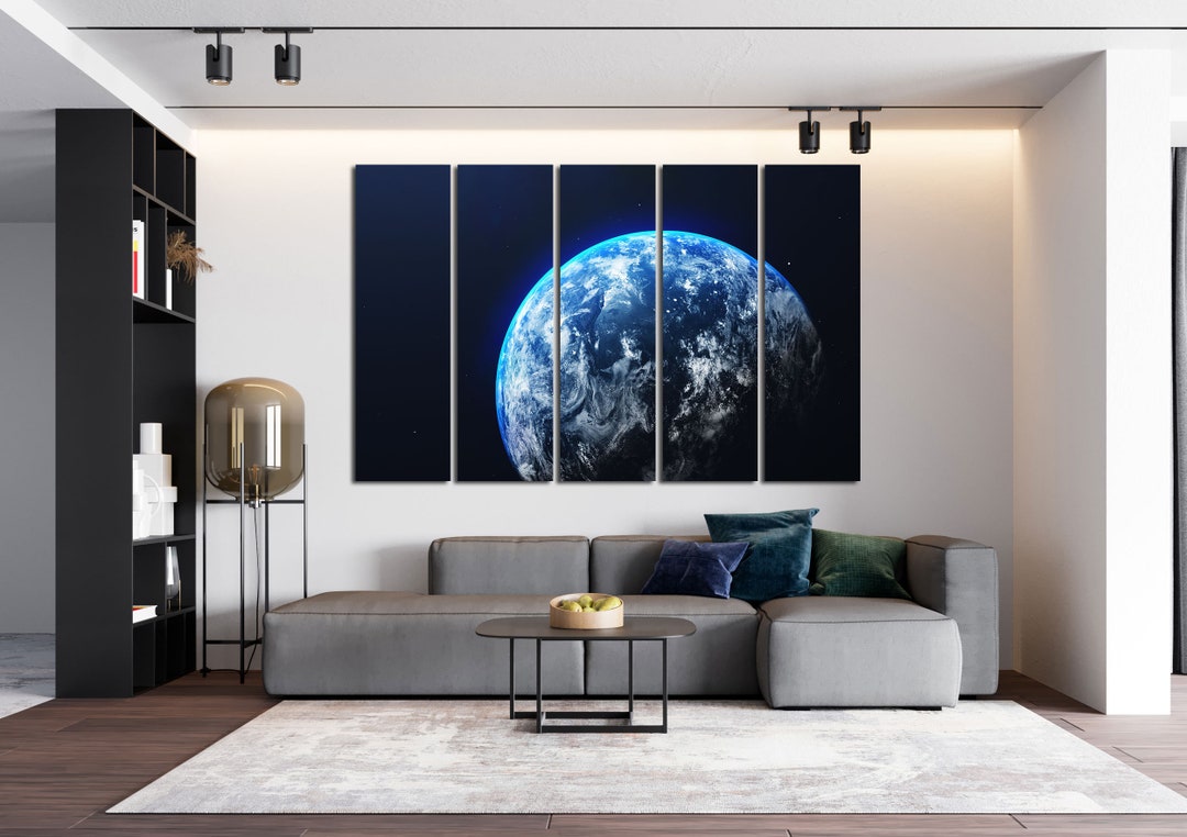 Magnificent Planet Earth in the Vast Expanses of Space Mesmerizing View ...