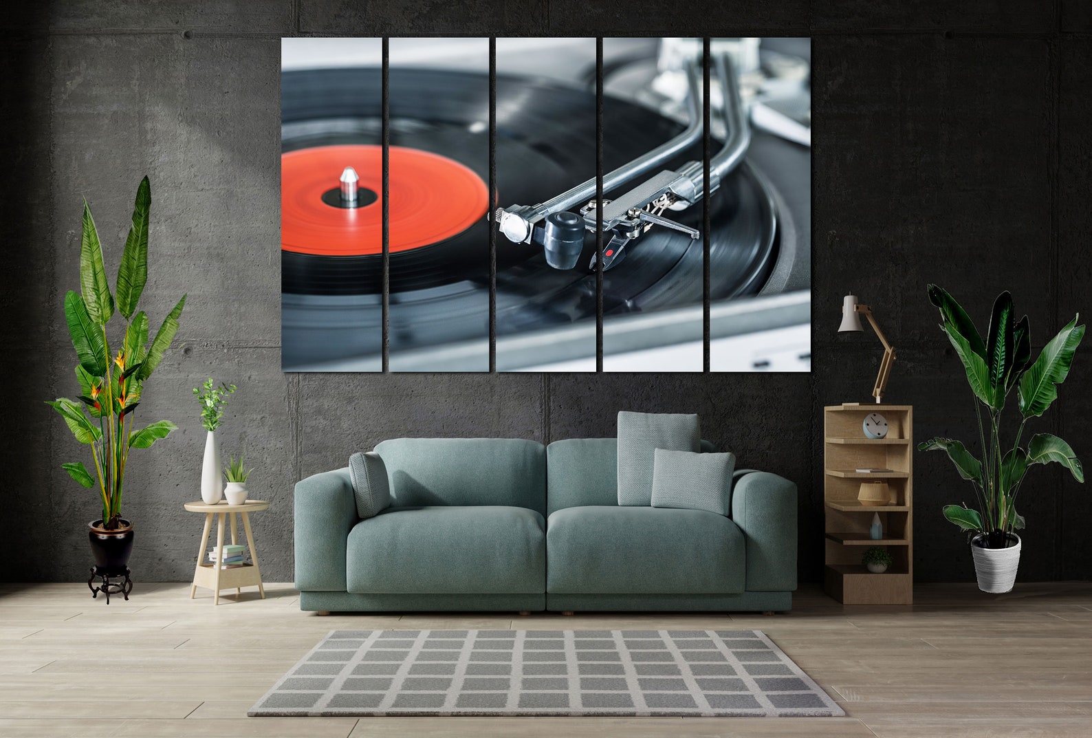 Vinyl Turntable for True Connoisseurs of Music on Large Canvas Cool ...