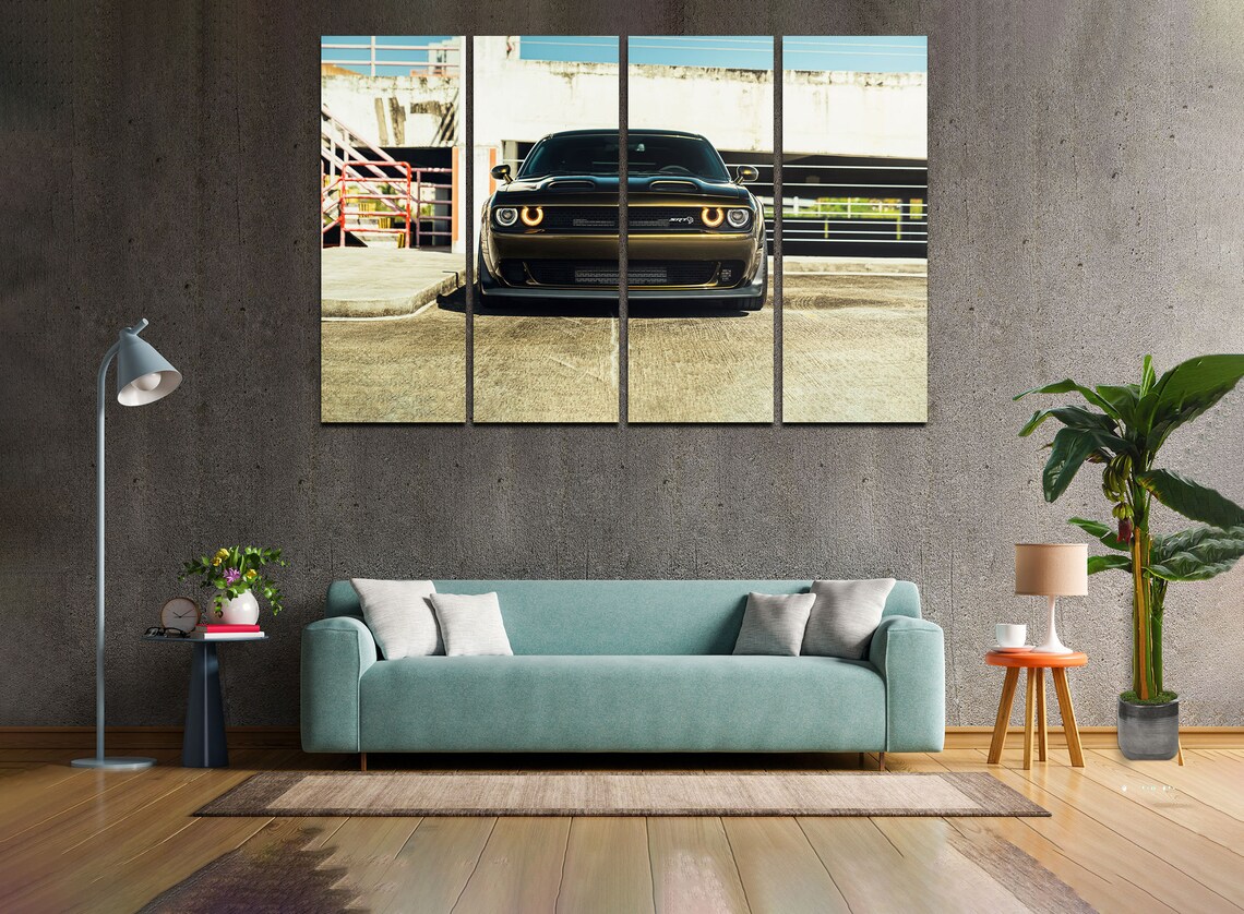 Awesome Dodge Challenger SRT on Hellcat American Muscle Car - Etsy