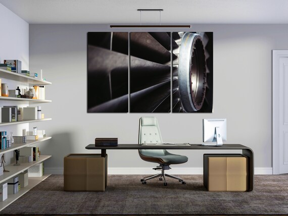 Jet Engine for Original wall Decor of Loft Style House Cool | Etsy
