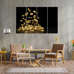 Digital Money Artwork on Canvas Picture Popular Business Picture for ...