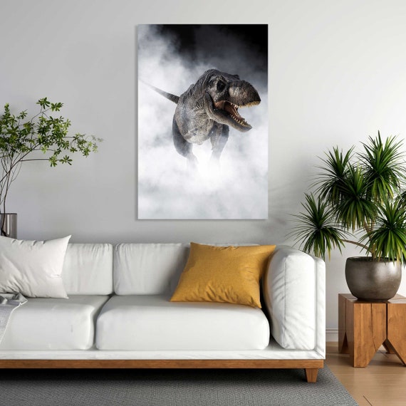 Tyrannosaurus Original Wall Decor T Rex Picture Decor | Etsy