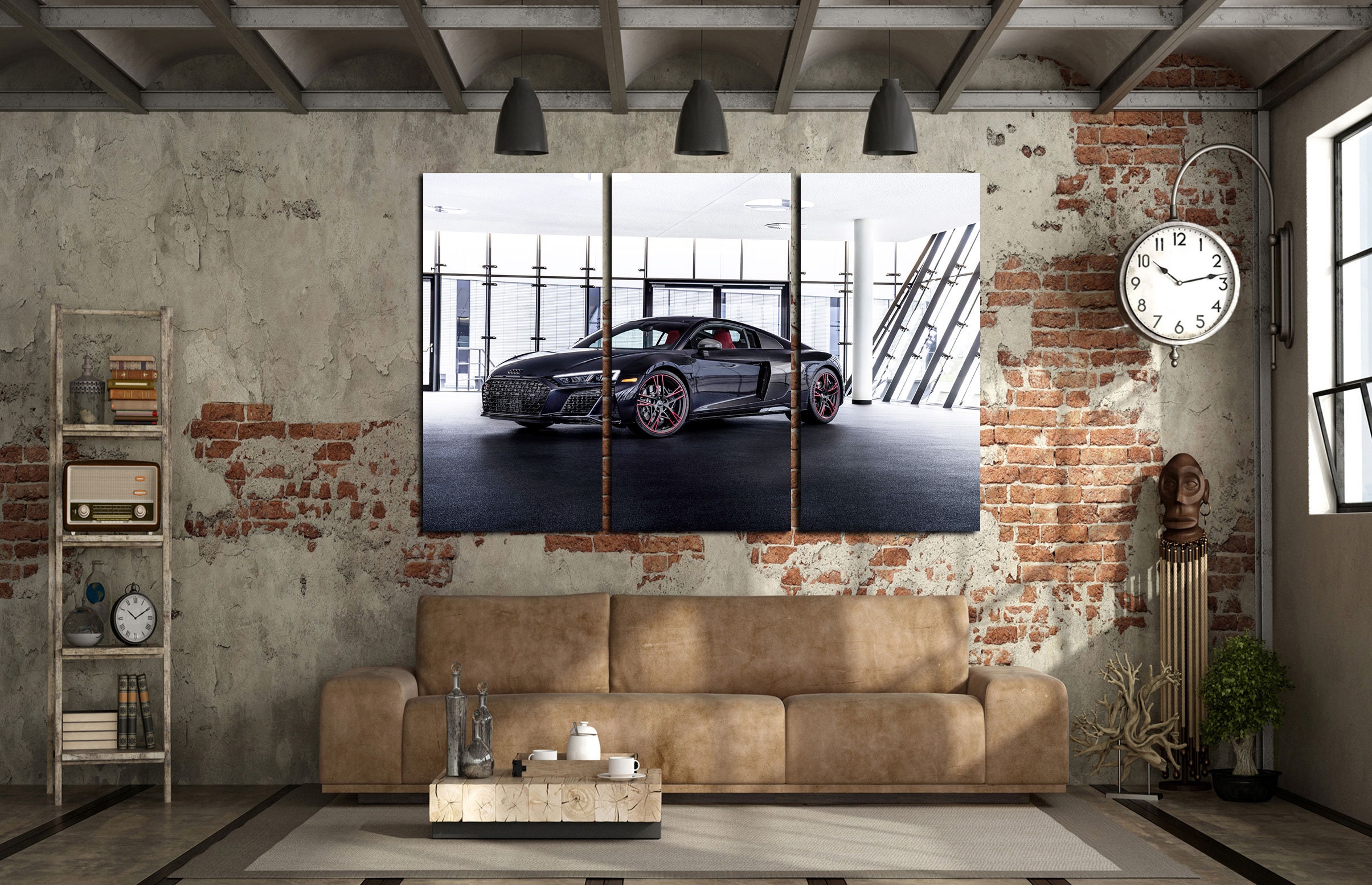 Audi R8 Wall Art Canvas Set Awesome Sport Car Audi R8 for - Etsy