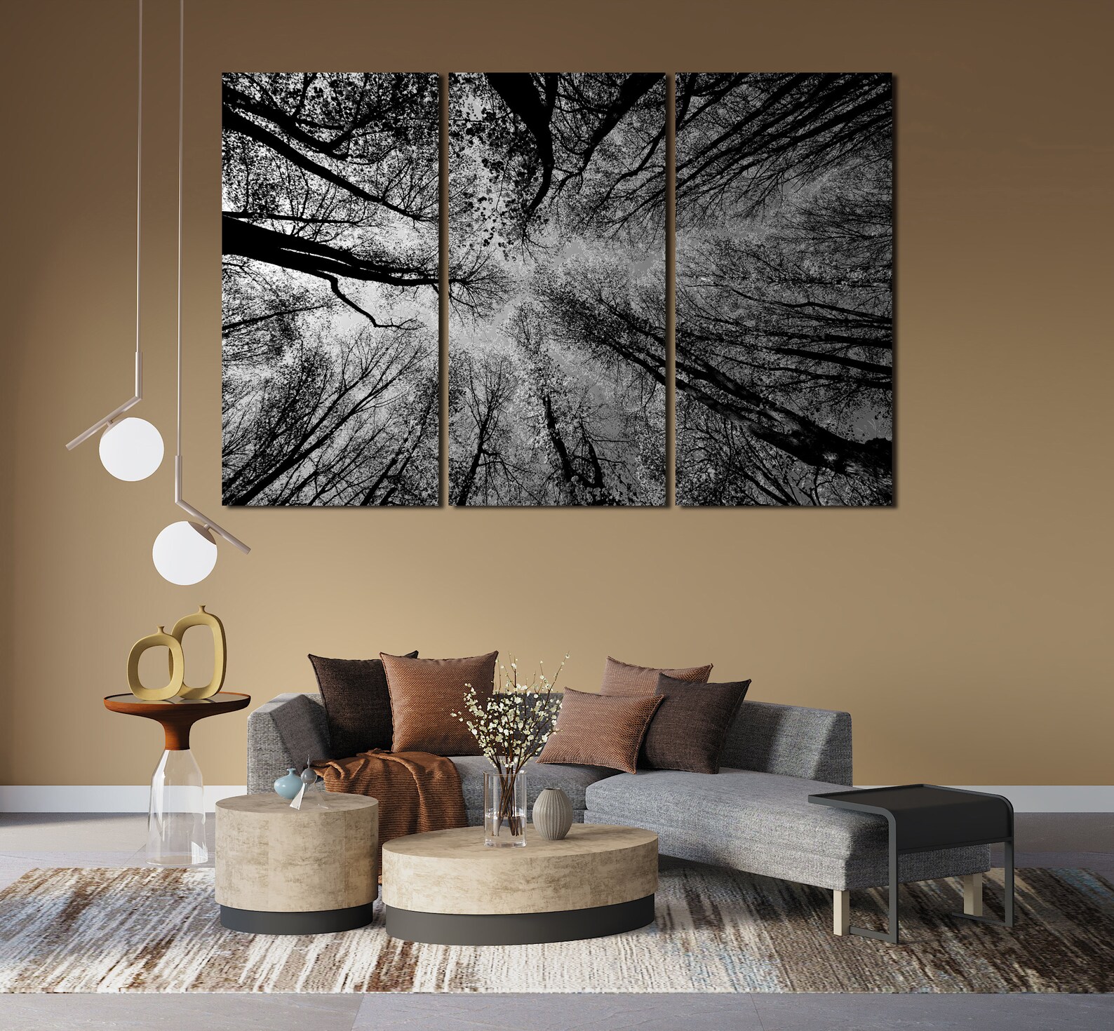 Tree Wall Art Leaf Wall Art Tree Branch Print Abstract Tree Large ...
