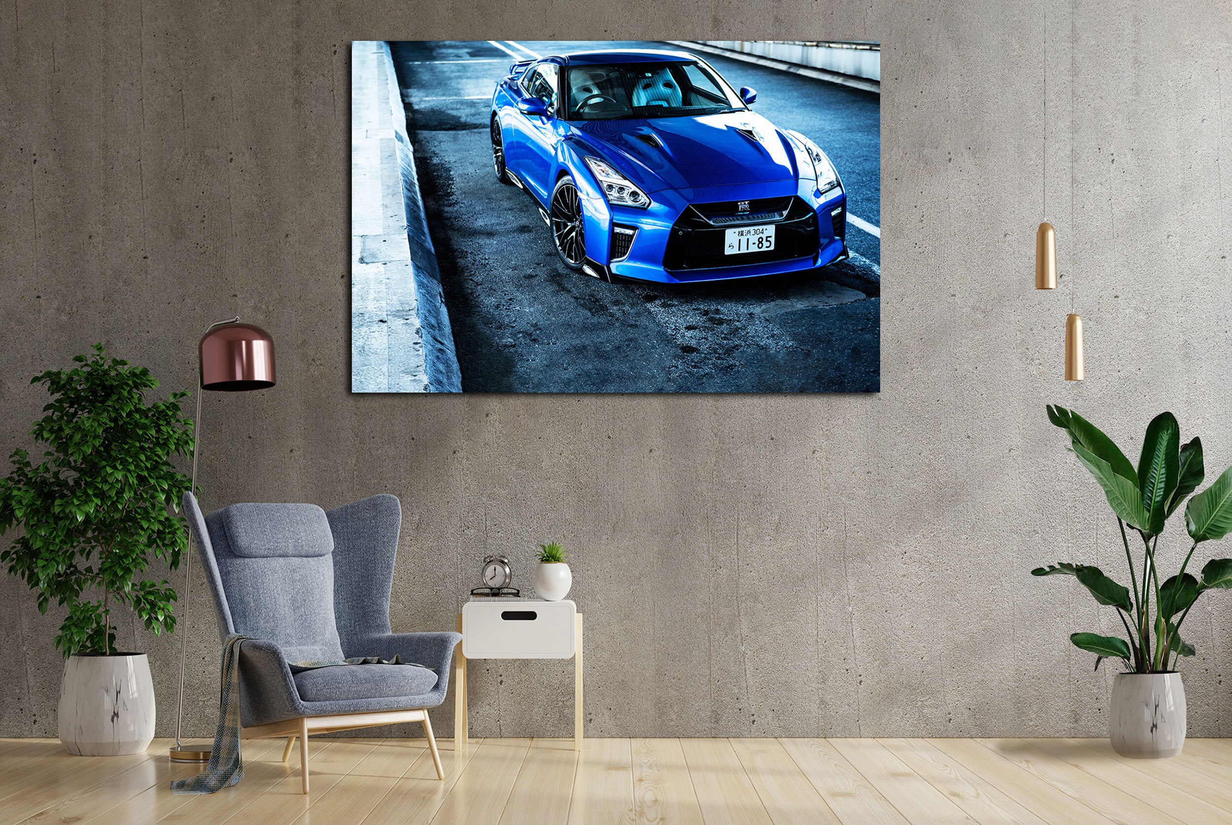 Supercar Nissan GTR R35 Wall Art Canvas Set Very Fast Nissan - Etsy
