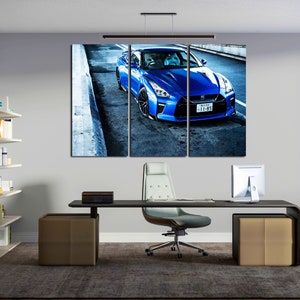 Supercar Nissan GTR R35 Wall Art Canvas Set Very Fast Nissan - Etsy