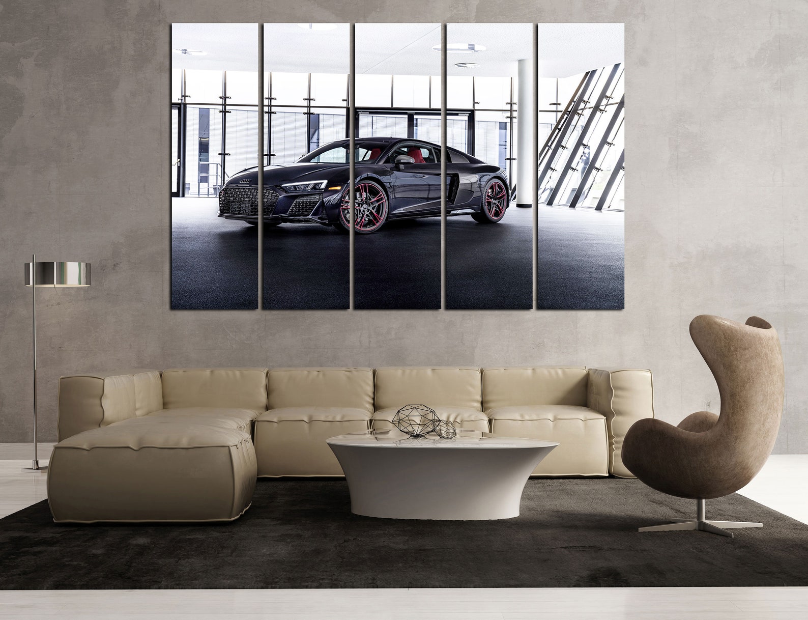 Audi R8 Wall Art Canvas Set Awesome Sport Car Audi R8 for - Etsy