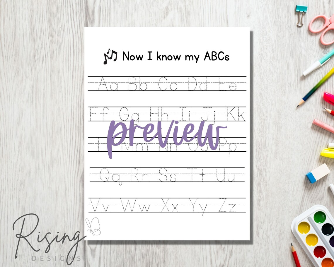 CUSTOM Printable Name Tracing Bundle DIGITAL DOWNLOAD Kids - Etsy