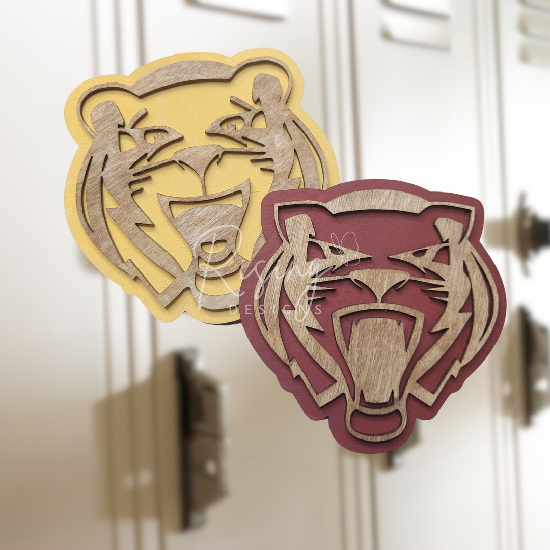 Wood Magnet Craft Kit Stewartville Tiger Mascot Magnet Kit Unfinished ...